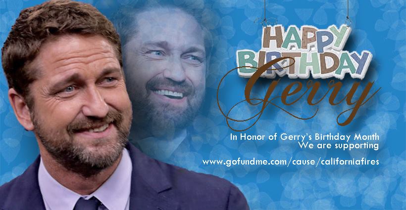 Birthday wishes for @GerardButler from his GALS - Gerard Butler GALS