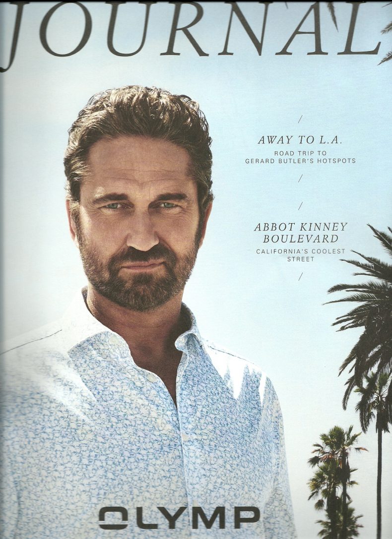 OLYMP Journal Spring/Summer 2020 featuring Gerry - Gerard Butler GALS