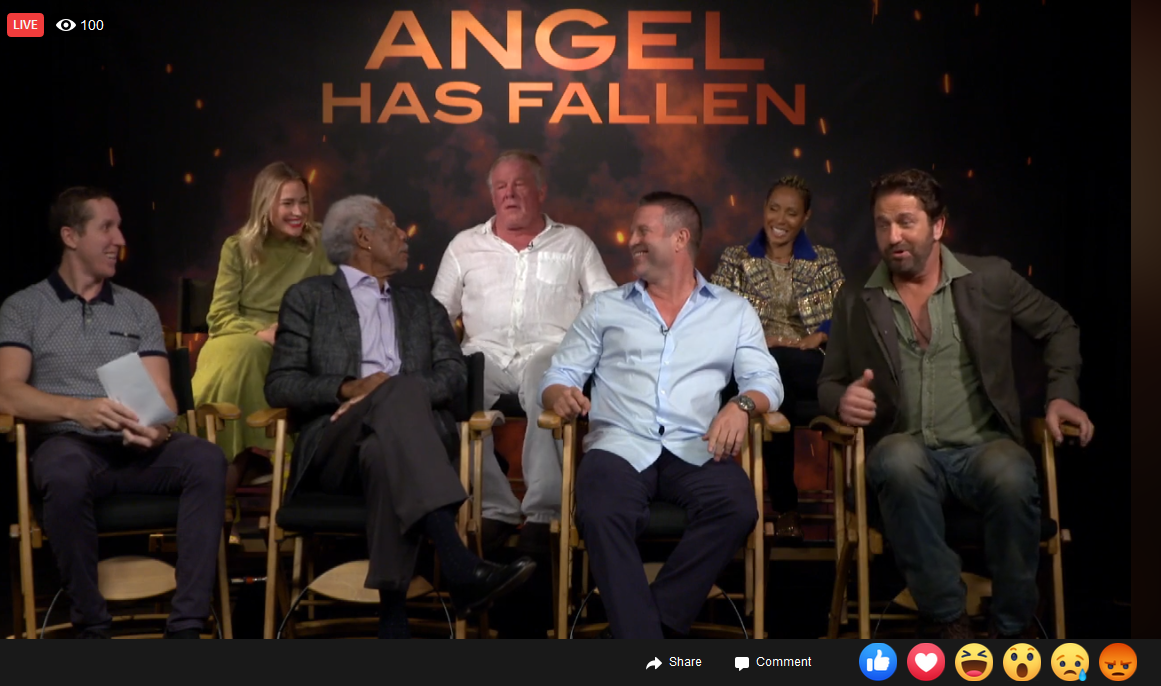 EW's Facebook Q&A with #AngelHasFallen cast and director video - Gerard ...