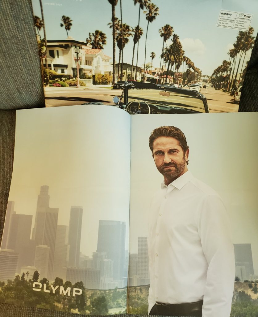 OLYMP Journal Spring/Summer 2020 featuring Gerry - Gerard Butler GALS