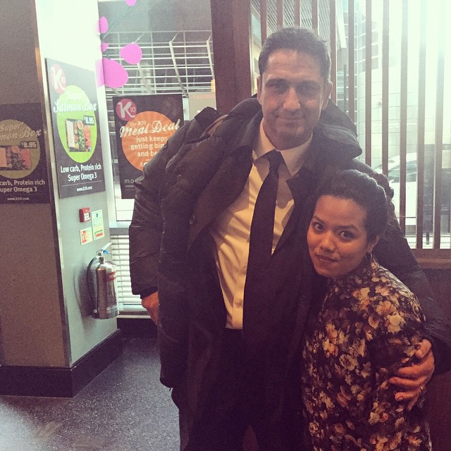 Sm Pic Of Gerry Taking A Break During Filming London Has Fallen